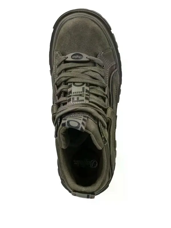 BUFFALO Lace-up Tread-sole Boots
