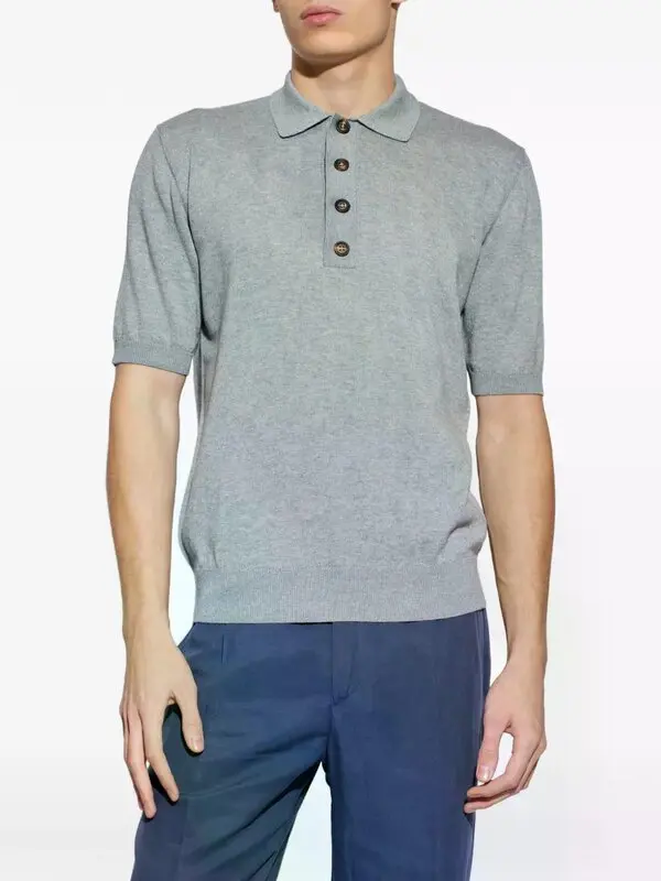 Eleventy Buttoned Polo Shirt
