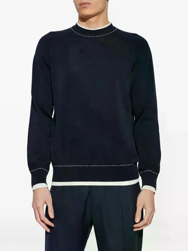 Eleventy Long-sleeve Crew-neck Sweater