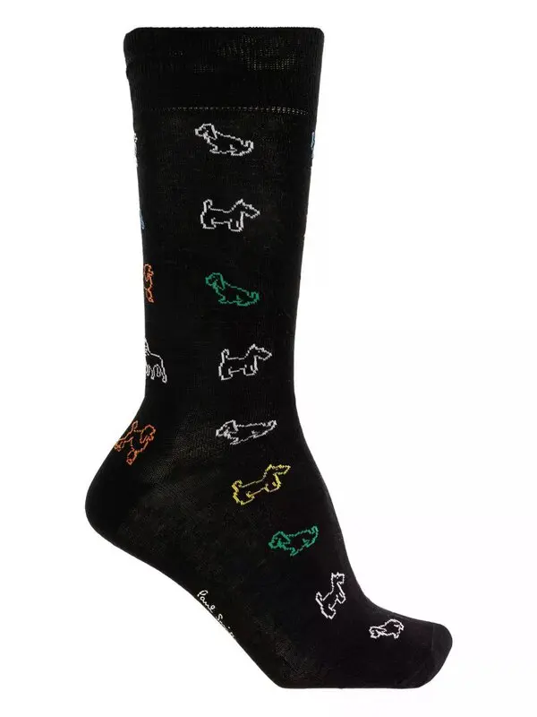 Paul Smith Patterned Crew Socks