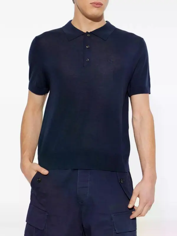 Dsquared2 Buttoned Polo Shirt - Blue