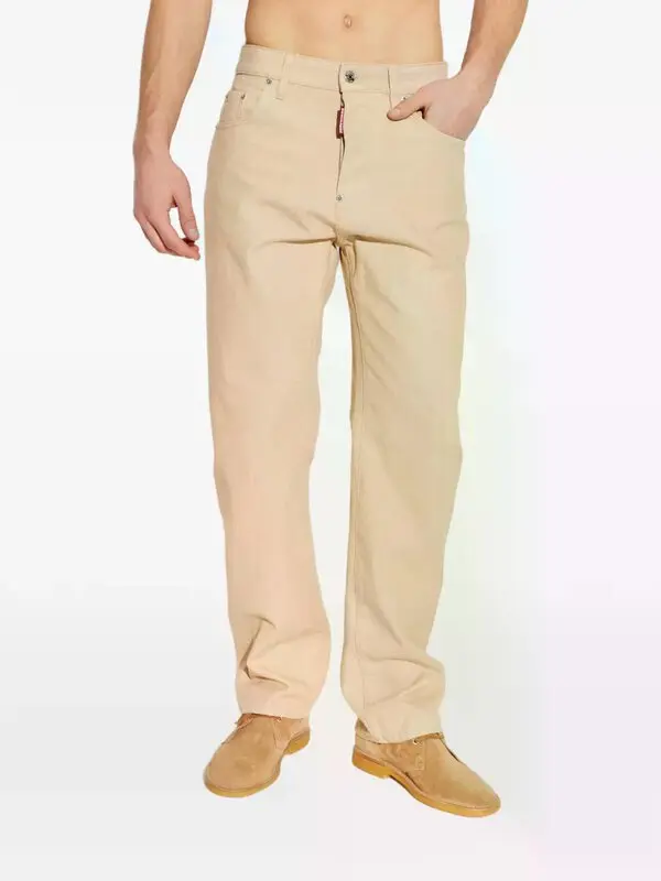 Dsquared2 Zip-up Back-patch Trousers