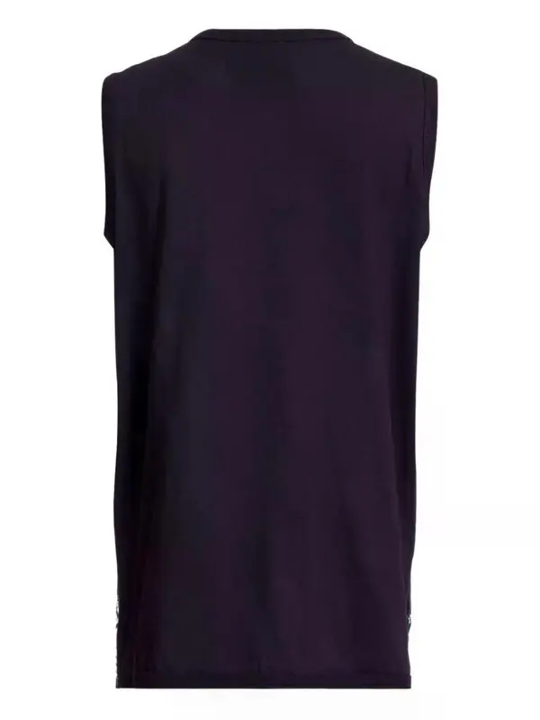 Elie Saab Sleeveless Floral Macramé Top
