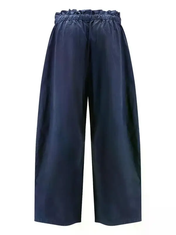Polo Ralph Lauren Drawstring-waist Palazzo Pants - Blue
