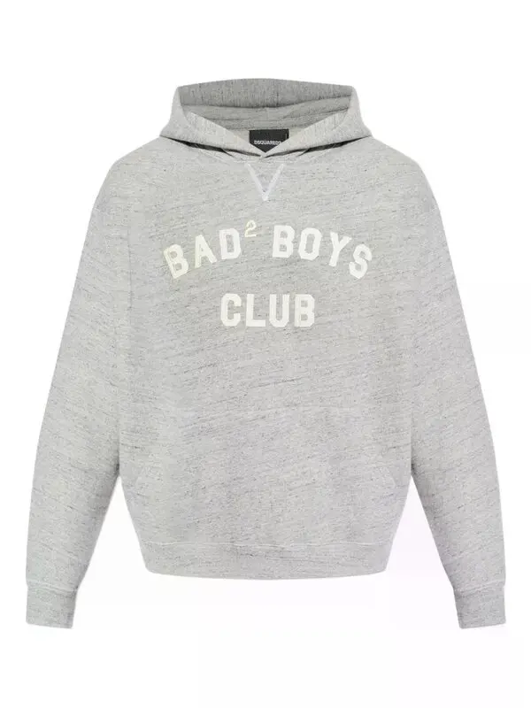 Dsquared2 Embroidered Hoodie - Grey