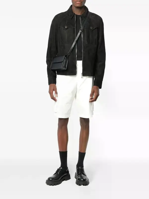 Brunello Cucinelli Cotton Cargo Shorts - White