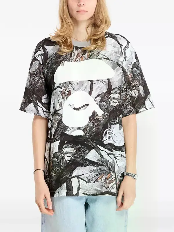 A BATHING APE Tree Edge Camo Ape Face T-shirt
