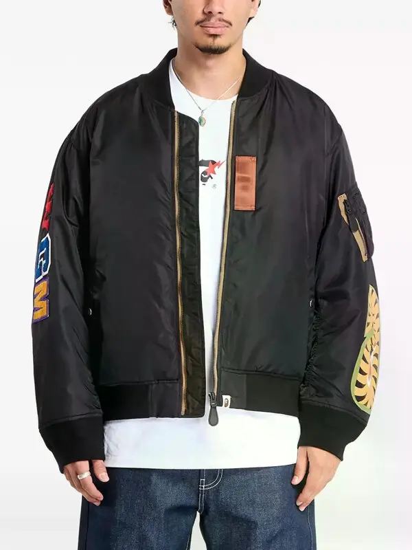 A BATHING APE Shark Ma-1 Bomber Jacket