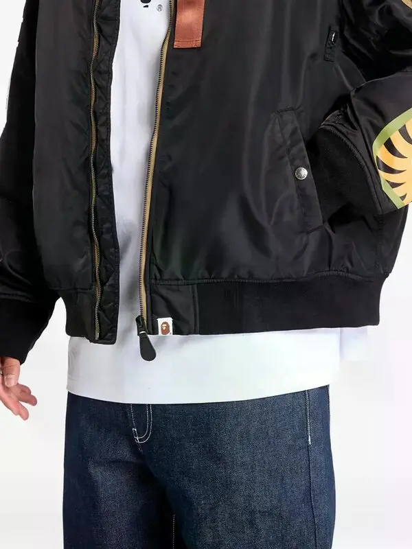 A BATHING APE Shark Ma-1 Bomber Jacket