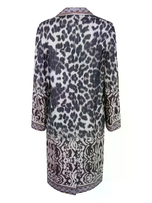 PIERRE-LOUIS MASCIA Patterned Silk Coat