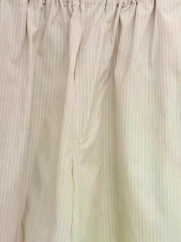 BASERANGE Claude Striped Shorts - Neutrals