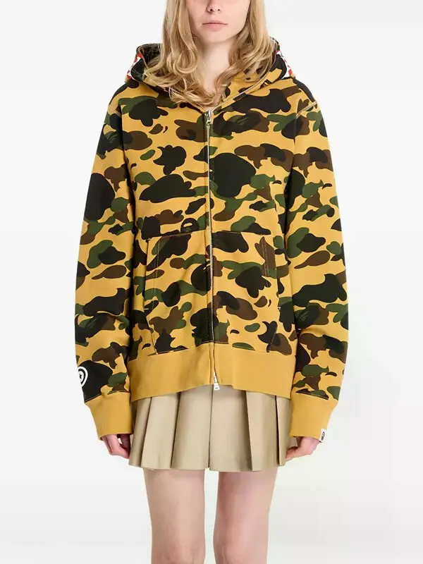 A BATHING APE 1st Camo Shark Full-zip Hoodie