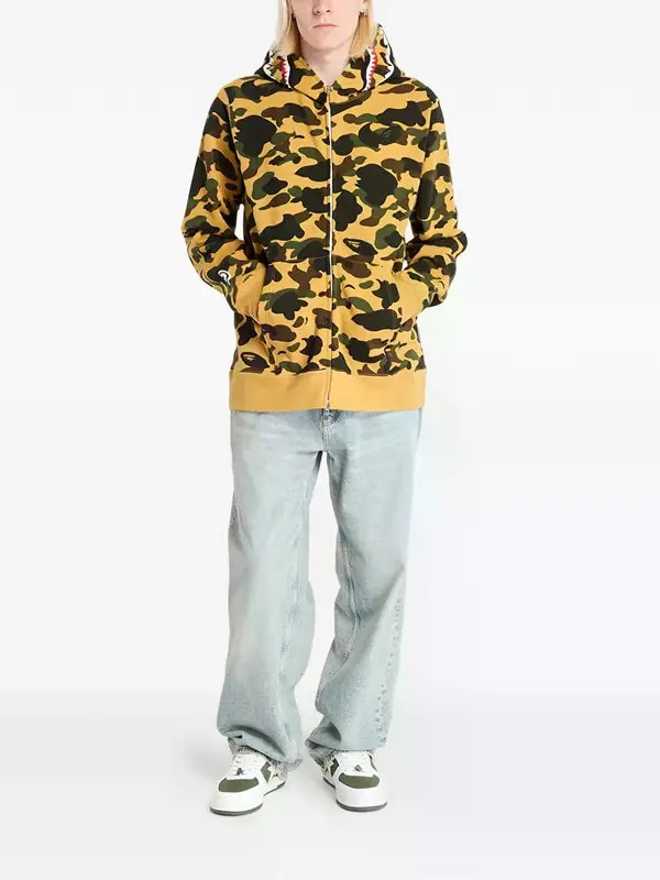 A BATHING APE 1st Camo Shark Full-zip Hoodie