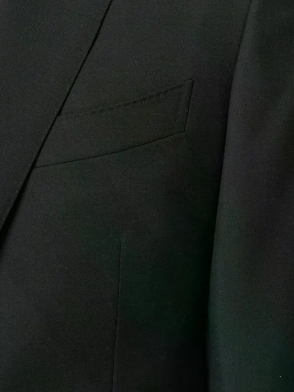 DELL'OGLIO Slim Tailored Suit - Black