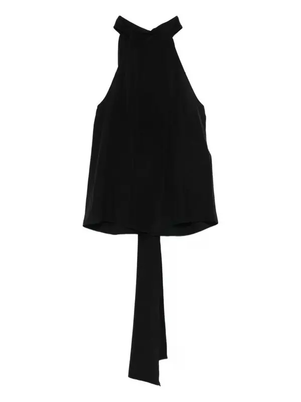 TOM FORD Ribbed Tie-neck Blouse