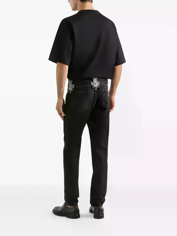 Dolce & Gabbana Embellished Five-pocket Jeans