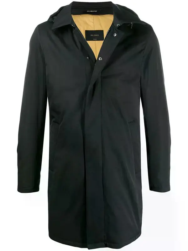 DELL'OGLIO Marvin Hooded Coat - Black