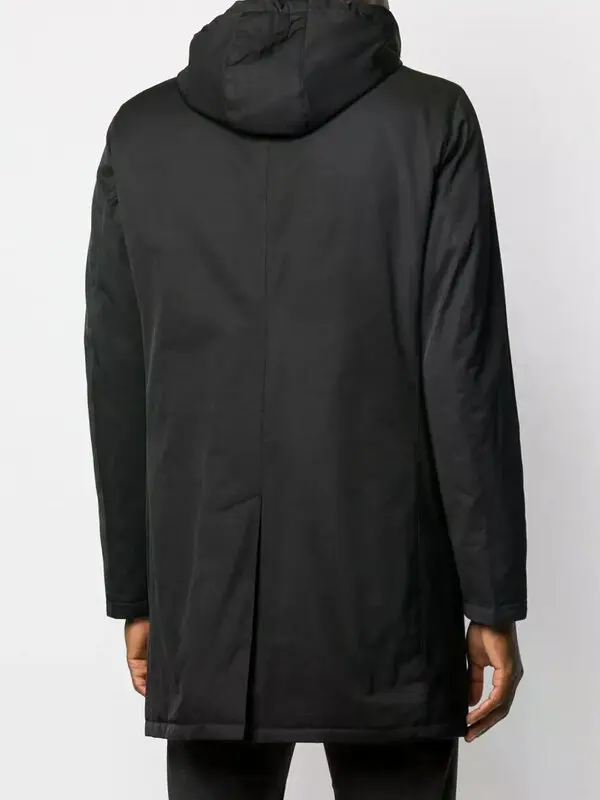 DELL'OGLIO Marvin Hooded Coat - Black
