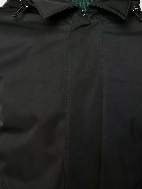 DELL'OGLIO Marvin Hooded Coat - Black