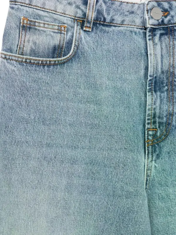 RÓHE Buttoned Straight Jeans