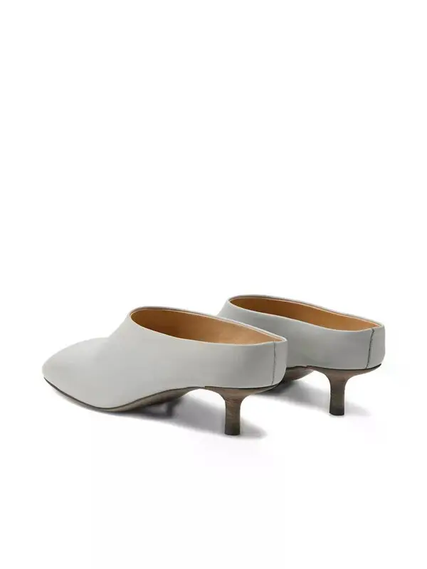 Marsèll Cotama Leather Mules - Grey
