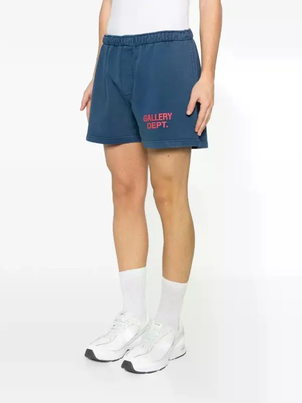 GALLERY DEPT. X Josué Thomas Logo Track Shorts - Blue