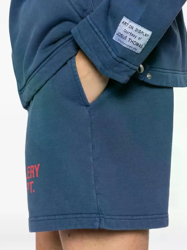 GALLERY DEPT. X Josué Thomas Logo Track Shorts - Blue