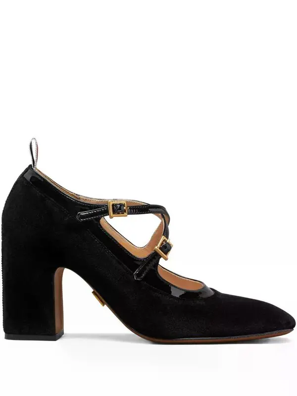 Thom Browne Criss-cross Buckle Pumps