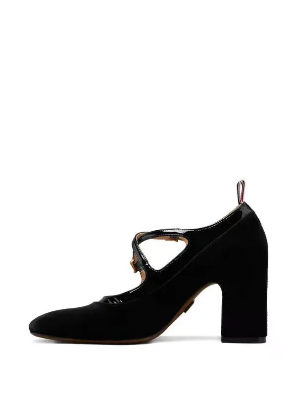 Thom Browne Criss-cross Buckle Pumps
