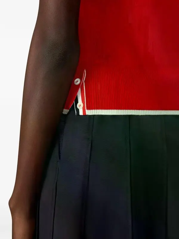 Thom Browne 4-bar Short-sleeve T-shirt - Red