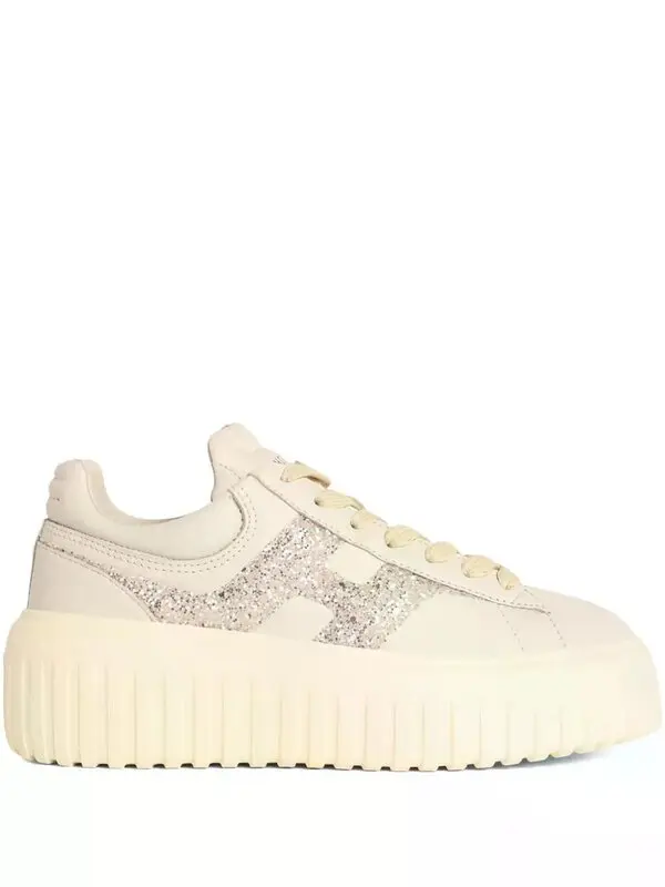 Hogan H Stripes Glitter Sneakers