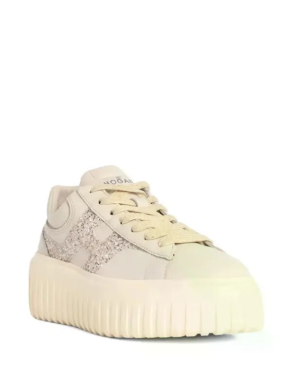Hogan H Stripes Glitter Sneakers