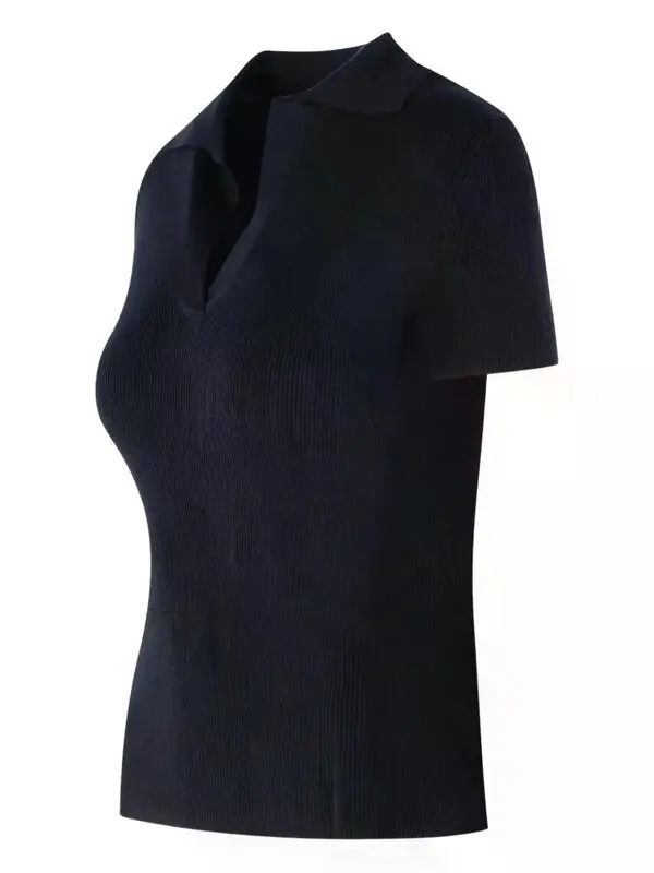 Max Mara Albero Ribbed-knit T-shirt