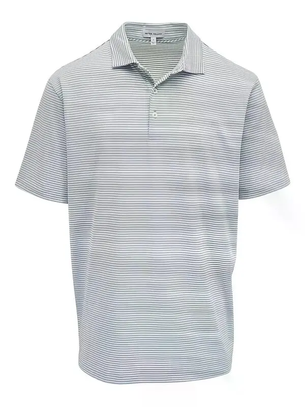 Peter Millar Calvert Crown Striped Polo Shirt - Blue