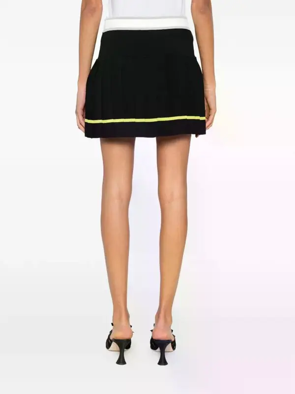 Casablanca Pleated Short Skirt