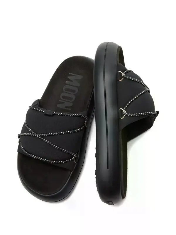Moon Boot Icon Lace Up Slides