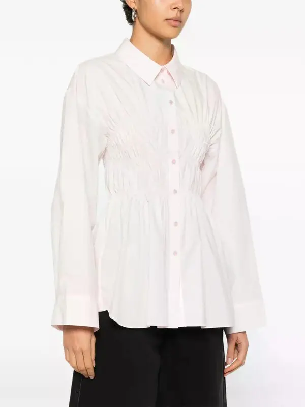 Cecilie Bahnsen Button-fastening Shirt - Pink