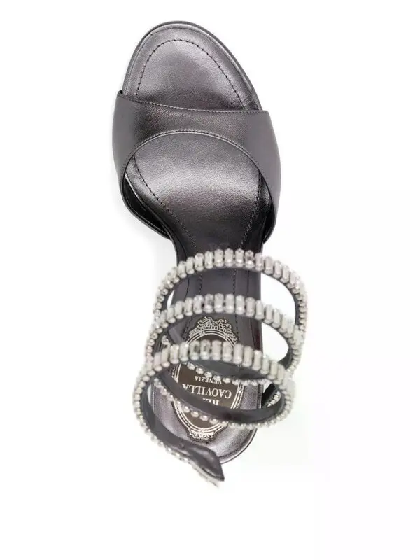 Rene Caovilla 105mm Embellished Heeled Sandals