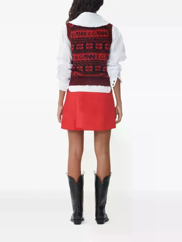 GANNI Corduroy Mini Skirt