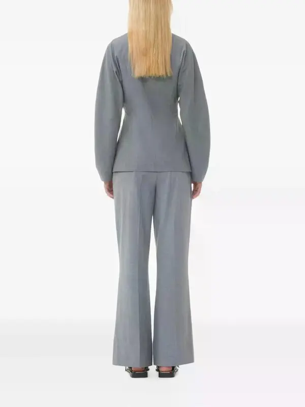 GANNI High-waisted Flared Trousers