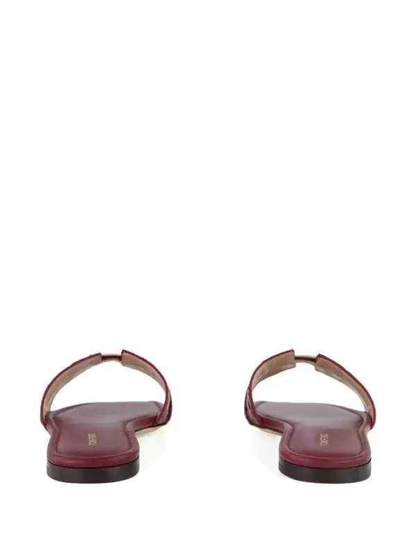 TOM FORD Textured Buckle Flat - Red