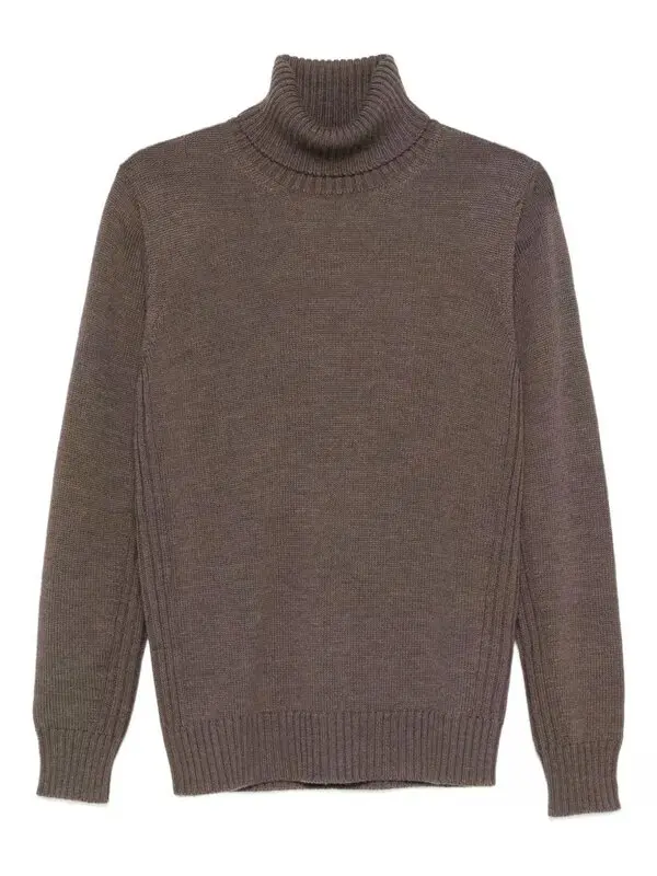KANGRA Roll-neck Knitwear - Brown