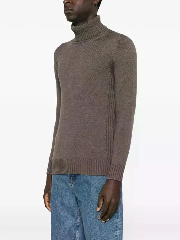 KANGRA Roll-neck Knitwear - Brown