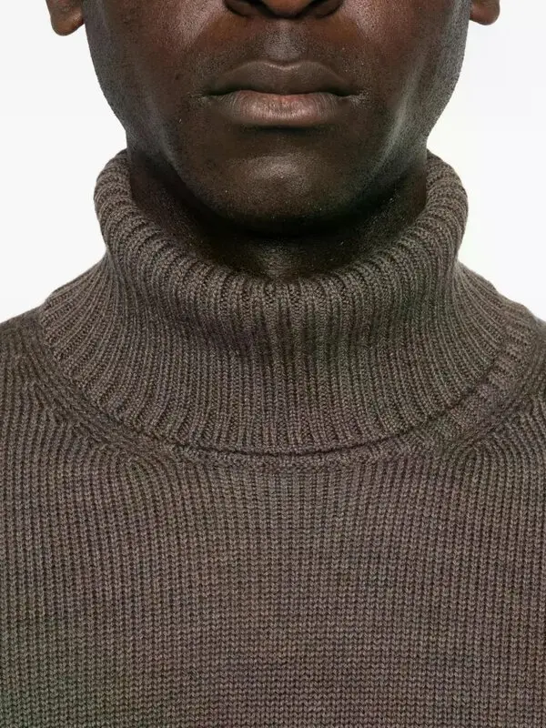 KANGRA Roll-neck Knitwear - Brown
