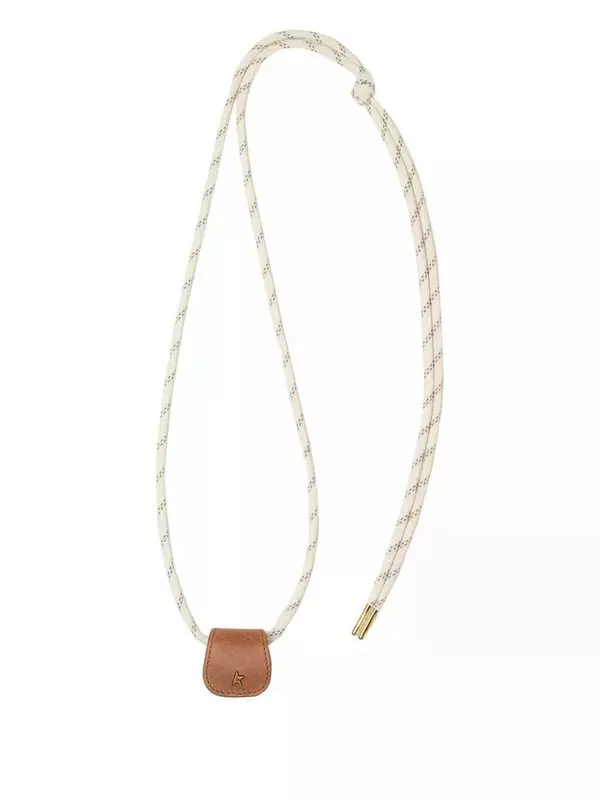 GOLDEN GOOSE Star Leather Sunframes Holder - Neutrals