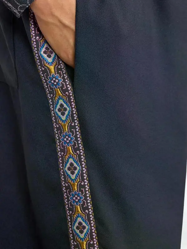 Etro Drawstring Wide-leg Trousers - Blue