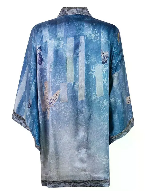 PIERRE-LOUIS MASCIA Floral Print Kimono Jacket