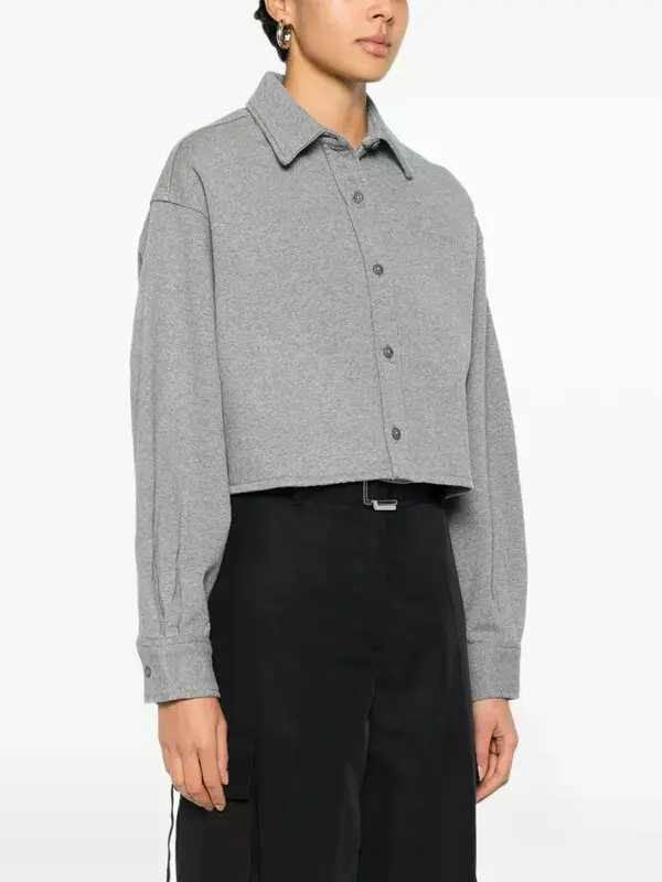 Alexander Wang Buttoned Cropped Top