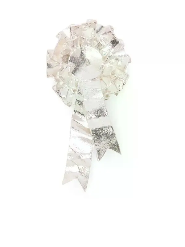 THE OUZE Rosette Brooch - Silver