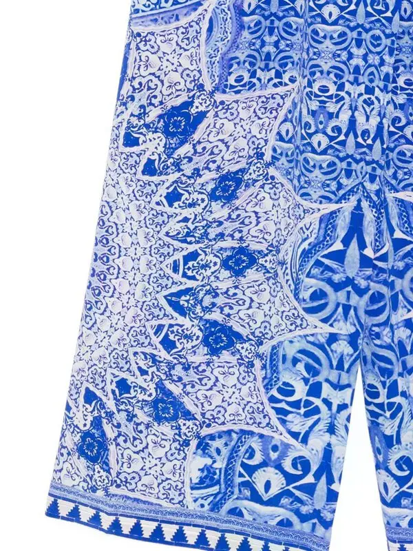 Camilla Monogram-print Trousers